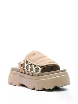 UGG Callie Suede Platform Slides