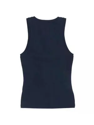 Iceberg Logo-embroidered Ribbed Top