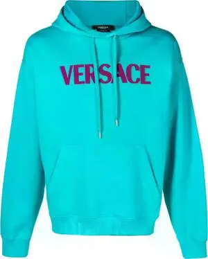 Versace Logo-print Pullover Hoodie