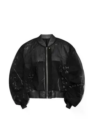Rick Owens Graphic Print Bomber Jacket