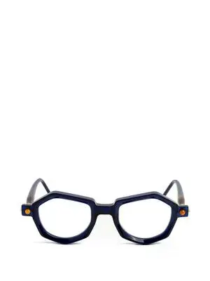 KUBORAUM P27 Geometric-frame Eyeglasses - Blue