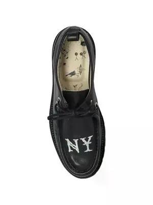 DUKE + DEXTER Ny-embroidered Boots - Black