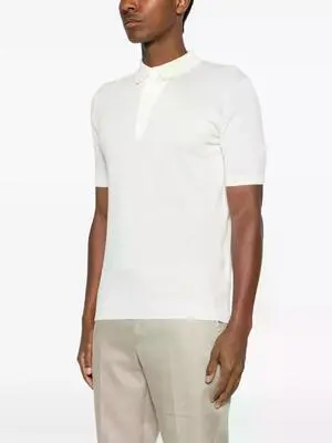 John Smedley Adrian Short-sleeves Polo Shirt - Neutrals