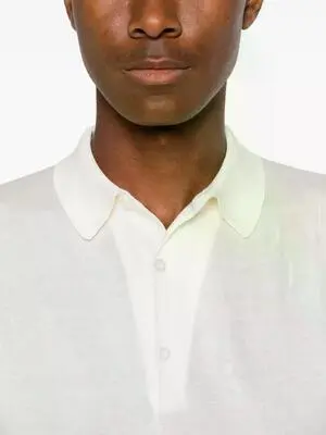 John Smedley Adrian Short-sleeves Polo Shirt - Neutrals