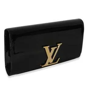 LOUIS VUITTON Patent Louise Clutch