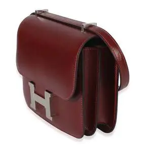 Hermès Rouge H Box Constance 18 Phw - Red