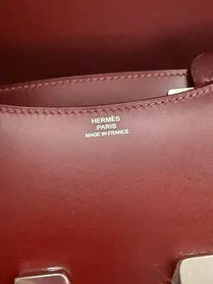 Hermès Rouge H Box Constance 18 Phw - Red