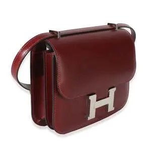 Hermès Rouge H Box Constance 18 Phw - Red