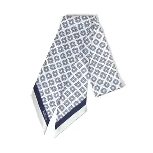 Mulberry Large Skinny Scarf - Eggshell Recycled Polyester