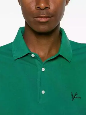 Isaia Logo-embroidered Polo Shirt