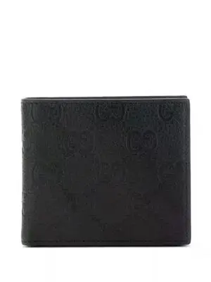 Gucci Gg-embossed Leather Wallet - Black