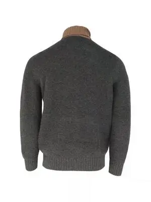 Brunello Cucinelli Knitted Roll-neck Sweater - Grey