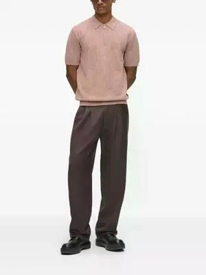 Karl Lagerfeld Monogram-pattern Polo Shirt