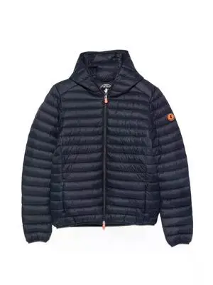 SAVE THE DUCK Quilted Hooded Jacket - Blue
