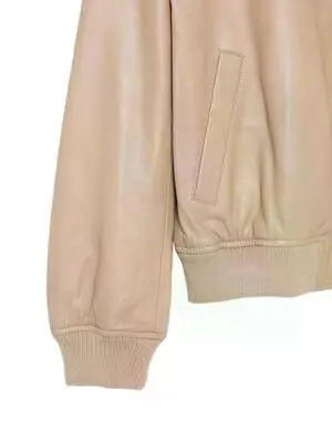 YVES SALOMON Zip-up Leather Jacket