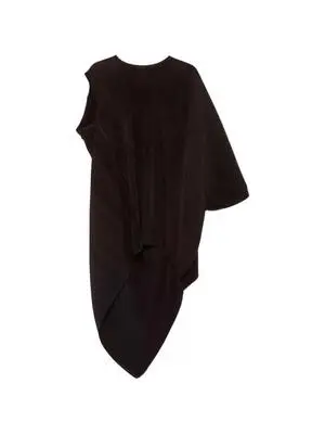 Issey Miyake Pleated Asymmetric Top