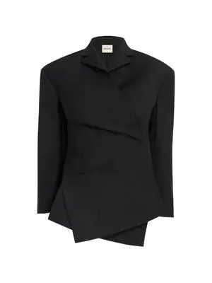 Khaite Wrap Blazer Jacket