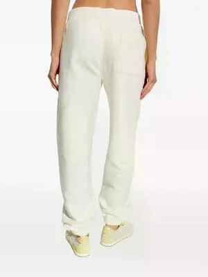 JIL SANDER Drawstring Detail Cotton Track Pants - Neutrals