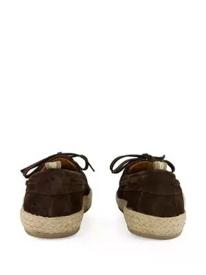 Officine Creative Bowline 005 Suede Espadrilles - Brown