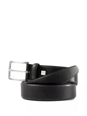 PIQUADRO Prong-buckle Leather Belt - Black