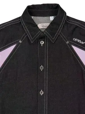 Off-White Colour-block Denim Shirt