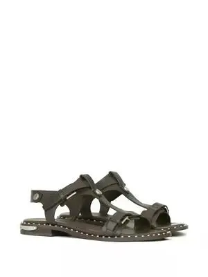 Ash Piper T-strap Sandals - Brown