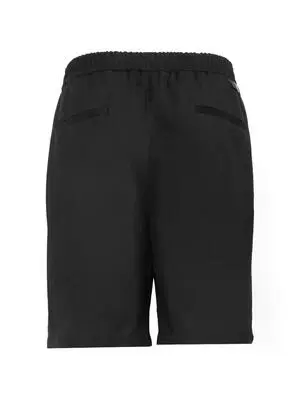 LOW BRAND Drawstring D-ring Shorts - Black
