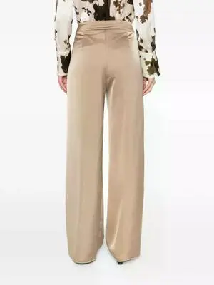 PENNYBLACK Satin Finish Wide-leg Trousers