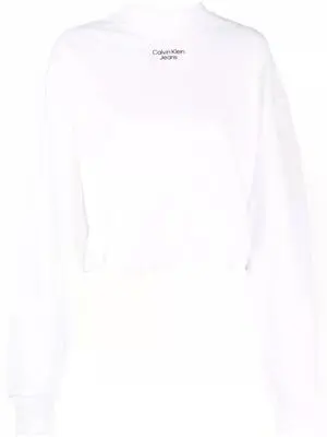 Calvin Klein Logo-print Sweatshirt - White