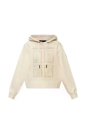 Moncler Plant-patterned Cotton Hoodie