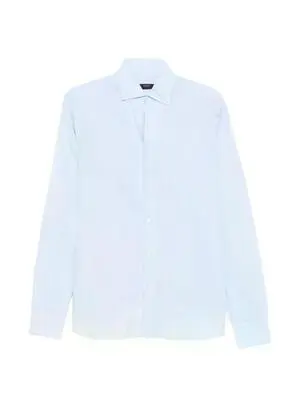 BARBA NAPOLI Slub-texture Shirt