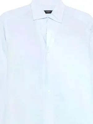 BARBA NAPOLI Slub-texture Shirt