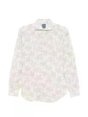 BARBA NAPOLI Palm Tree-print Shirt