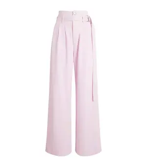 AGOLDE X Maria Mcmanus Corset Wide-leg Jeans - Pink