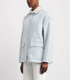 AGOLDE X Maria Mcmanus Oversized Field Jacket - Blue