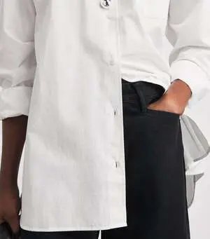 AGOLDE X Maria Mcmanus Organic Cotton Poplin Shirt - White