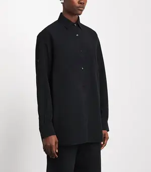 AGOLDE X Maria Mcmanus Organic Cotton Poplin Shirt - Black