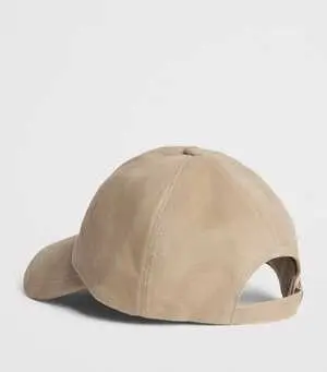 NN.07 Cotton Baseball Cap With Logo Embroidery - Beige
