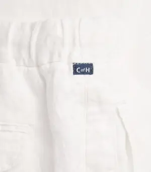 Citizens Of Humanity Linen Straight Trousers With Drawstring