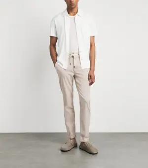 Paige Drawstring Fraser Chinos - Beige