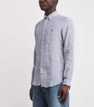 Polo Ralph Lauren Linen Custom-fit Stripe Shirt