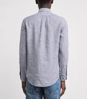 Polo Ralph Lauren Linen Custom-fit Stripe Shirt