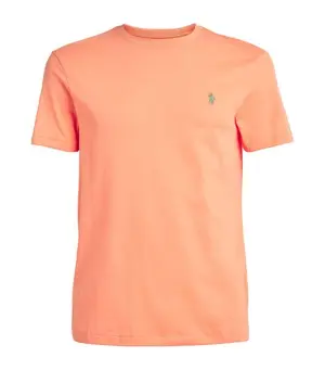 Polo Ralph Lauren Cotton Custom Slim-fit T-shirt - Orange