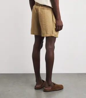 Polo Ralph Lauren Linen Drawstring Shorts - Beige