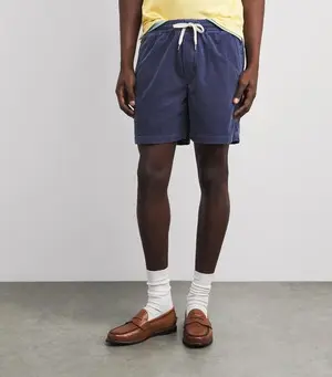 Polo Ralph Lauren Cotton Corduroy Prepster Shorts - Navy