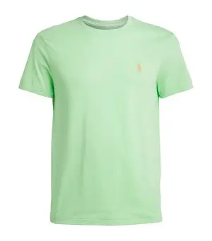 Polo Ralph Lauren Cotton Custom Slim-fit T-shirt - Green