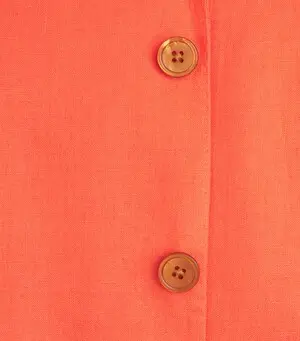 Polo Ralph Lauren Linen Single-breasted Blazer - Orange