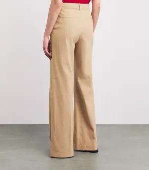 Polo Ralph Lauren Stretch Cotton-linen Beaton Trousers - Beige