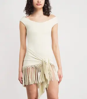 TALLER MARMO Pareo-detail Romy Swimsuit - Ivory