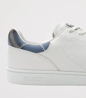 Burberry Set Leather Sneakers - Blue